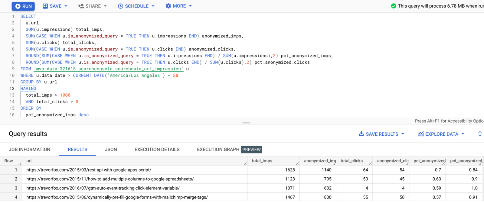 Google Search Console to BigQuery: The Complete Guide to GSC Bulk Export • Trevor Fox